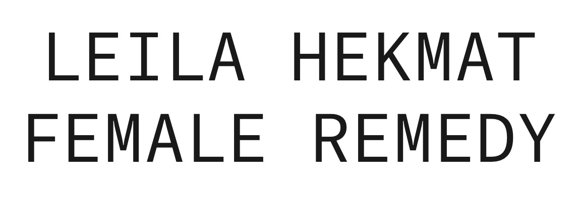 Leila Hekmat – Female Remedy - nuBerlin