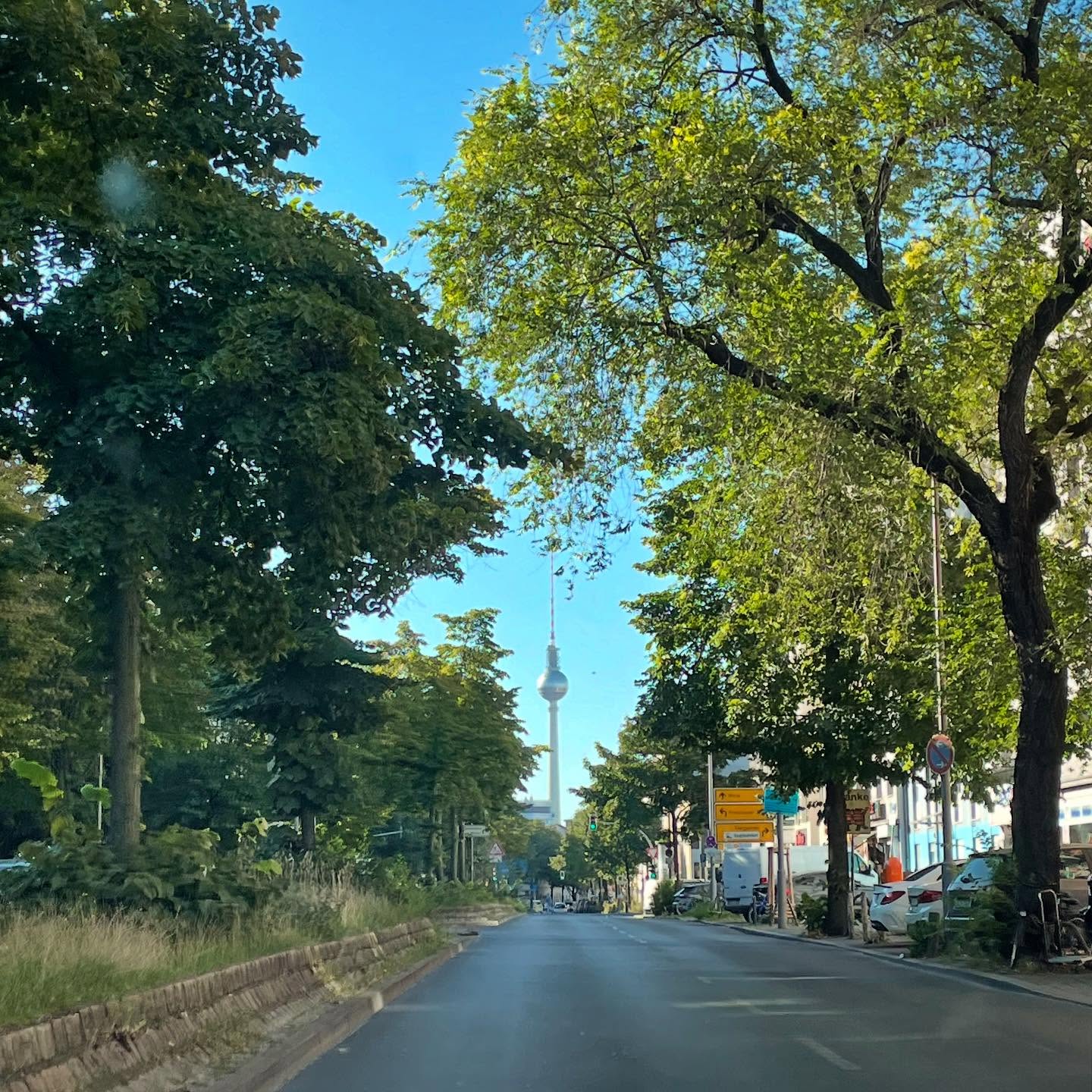Brunnenstraße view to TV-Tower Berlin